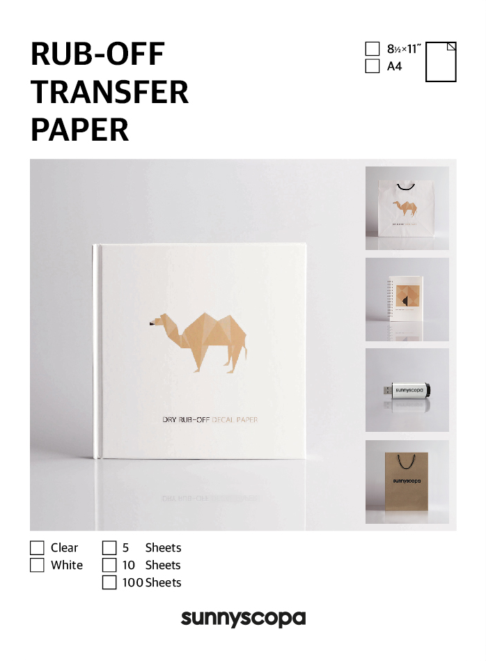 Rub-On Transfer Paper – SUNNYSCOPA