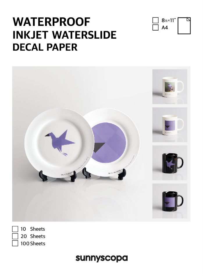 Inkjet Waterproof Waterslide Decal Paper – SUNNYSCOPA